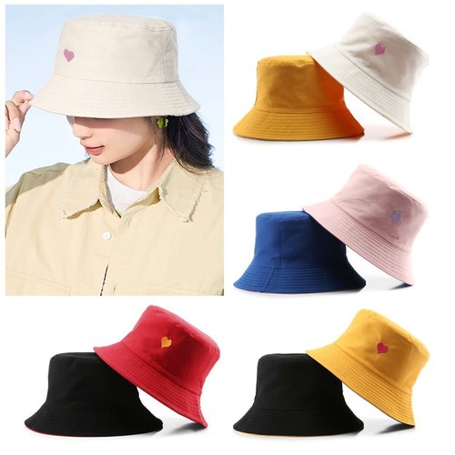 Double-Sided Fisherman Hat Summer Sunscreen Hat Basin Hats Bucket Hat ...