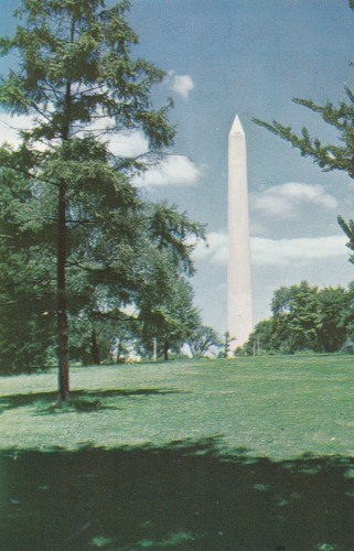 PE-26 Washington Monument 555 feet white marble Washington D. C ...