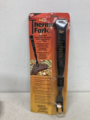 TruCook Thermo Fork Instant Read Meat Thermometer BBQ Temperature ...