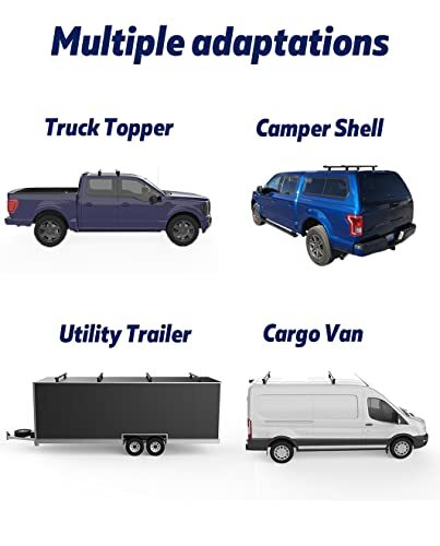 Pickup Truck Topper Ladder Rack Camper Shell Roof Rack For Van Trailer ...