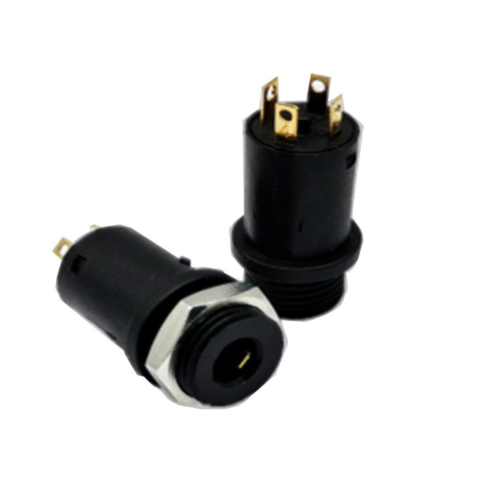 5PCS Stereo Jack Panel 4 Channel Female Socket Audio Video Mount ...