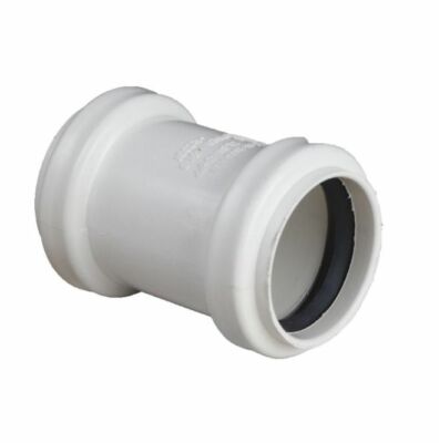 Push Fit Waste Pipe Connector / Tube Coupling / Muff | eBay UK