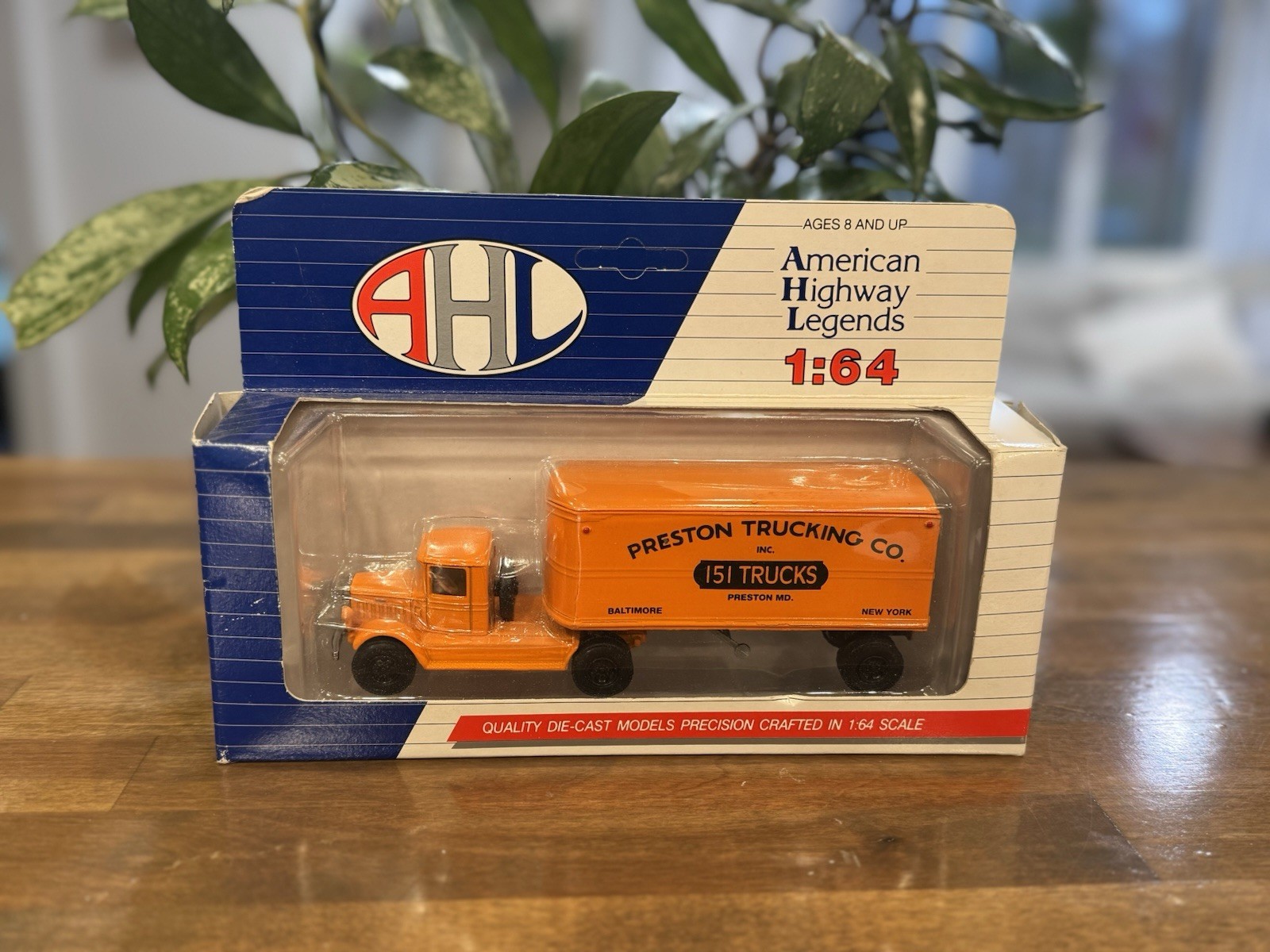 AHL (L51106) "PRESTON TRUCKING" "MACK" TRACTOR/TRAILER 1/64 SCALE ...