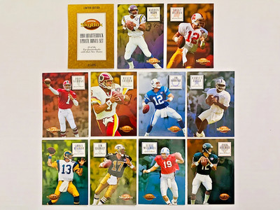 1994 Skybox Premium NFL Football Quarterback Update Bonus Complete Set ...