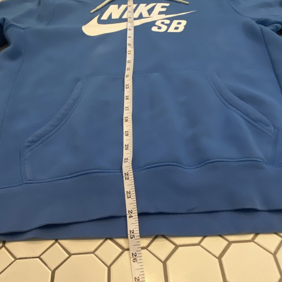 Vintage Nike SB Black Tag Blue Pullover Hoodie Size Skateboarding | eBay