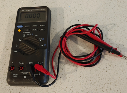 Fluke 87 True RMS Digital Multimeter with Test Leads | eBay
