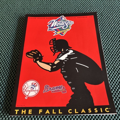 Vtg. 1999 World Series Program MLB Yankees Vs Braves The Fall Classic W ...
