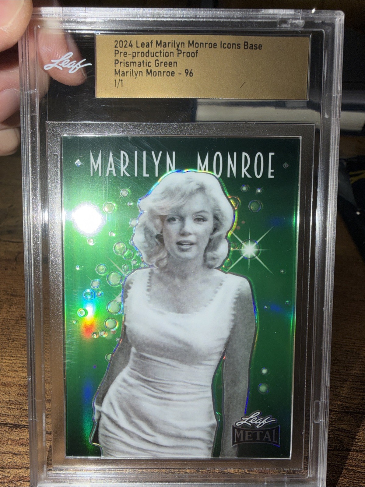 2024 Leaf Marilyn Monroe Icon Base Pre Production Proof 1/1 | eBay