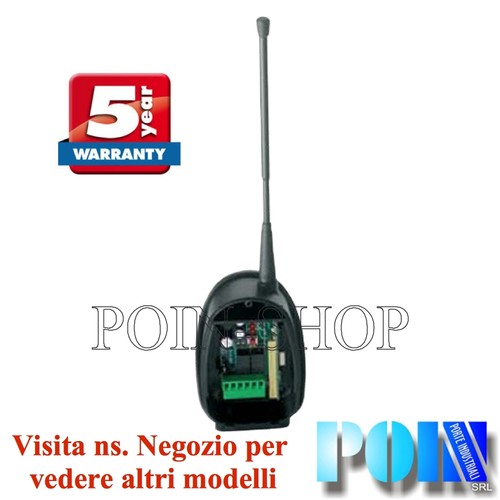 RICEVITORE BICANALE 433,92 Mhz CODICE FISSA E ROLLING CON BOX E ANTENNA ...