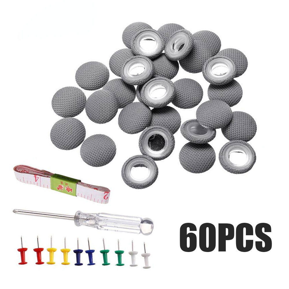 60x Car Roof Buckles Headliner Repair Fixing Screw Caps Rivets ...