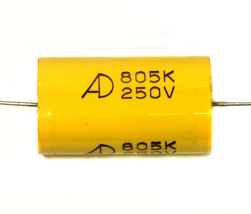 5pc MEA Metallized Polyester Film Capacitor 805K 805 8uF 250V K ±10% ...