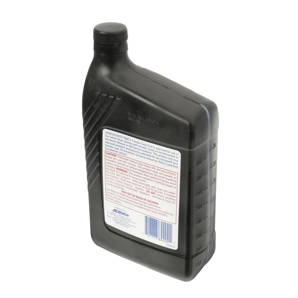 OEM NEW GM Genuine ACDelco Auto Trak II Transfer Case Fluid 33.8 Oz ...