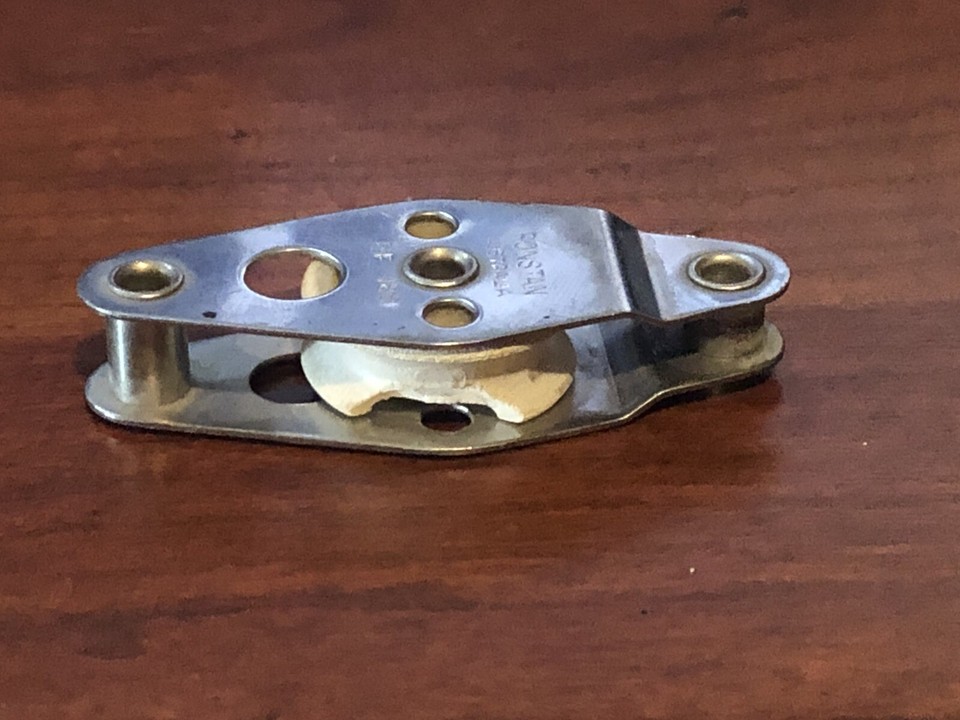 HOBIE CAT H16 Jib Halyard Block #11070000 - Heavy-Duty damaged sheave ...