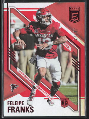 2021 Donruss Elite Feleipe Franks Aspirations Red Foil /87 Rookie Card ...