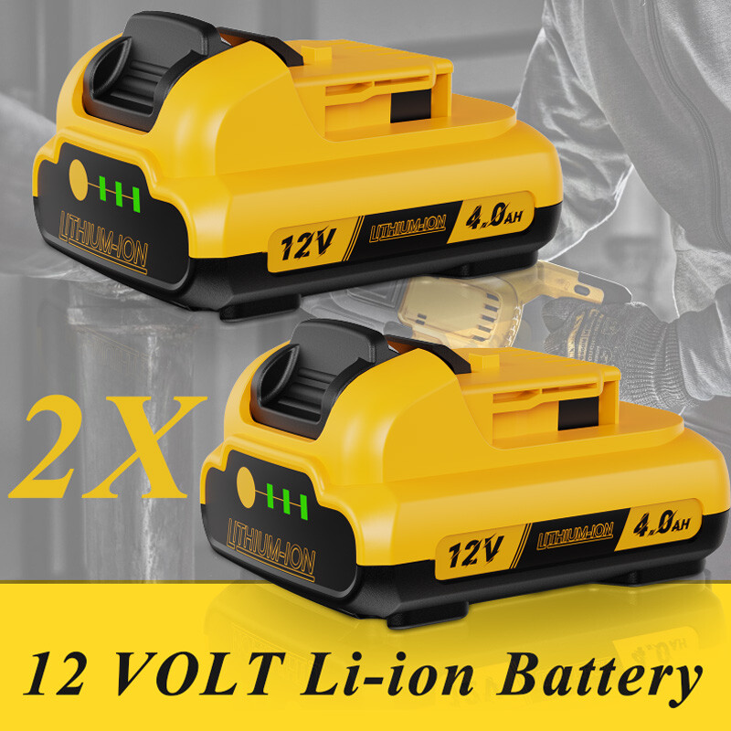 Pack 12v 3.5Ah 12Volt Max Lithium-ion Battery For Dewalt DCB127-2 ...