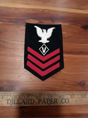 WWII US Navy USN Petty Officer Specialist V Transport Airman Rate Patch ...