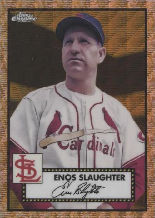 2021 Topps Chrome Platinum Anniversary - Enos Slaughter #670 Gold ...