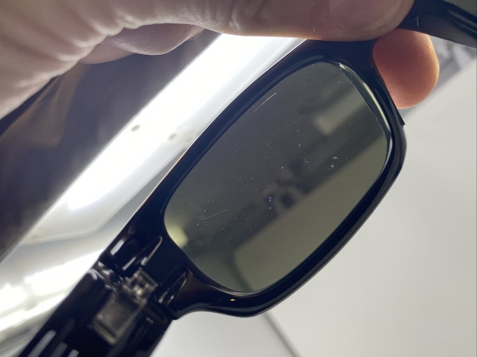 MAUI JIM STINGRAY MJ-103-02 GLOSSY BLACK W/ BLUE MIRROR POLARIZED LENS ...