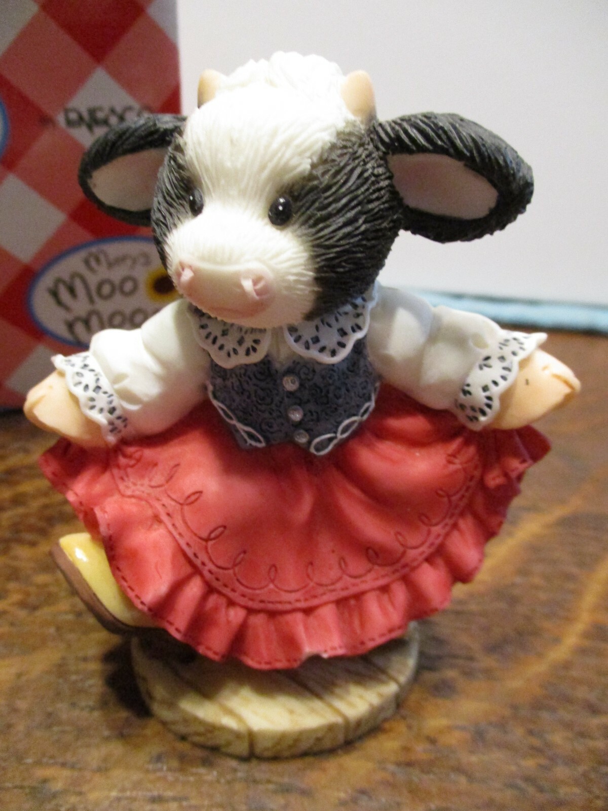 Mary's Moo Moos I'd Love to Dance with Moo Cow Figurine Dancing 484946 ...