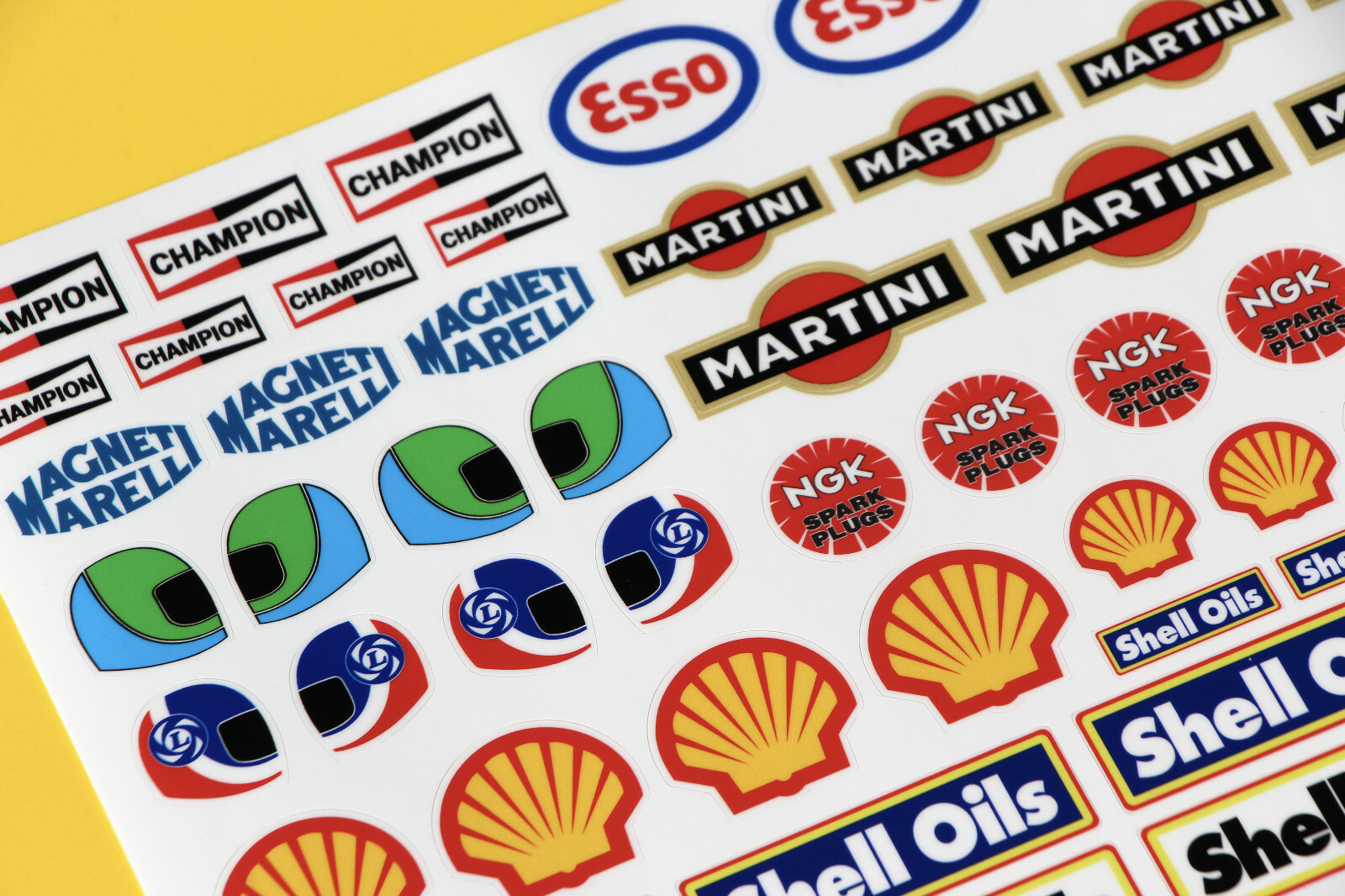 RC 10th Scale LOMBARD RAC RALLY GROUP B 1980s stickers decals door ...