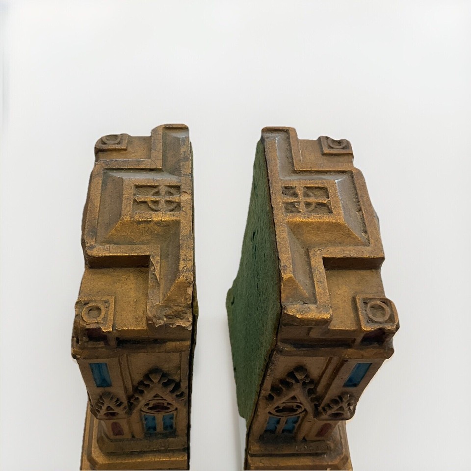 Antique religious Bookends | eBay