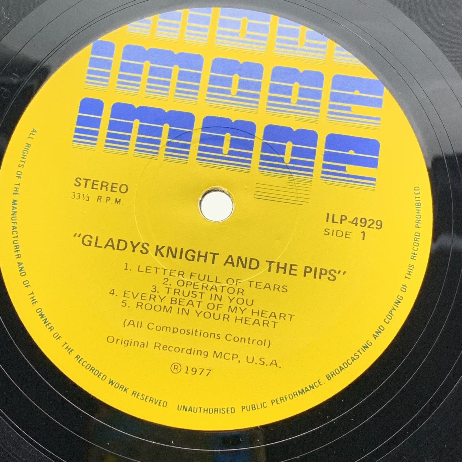 Gladys Knight And The Pips – Gladys Knight and The Pips - 1977 VINYL LP ...