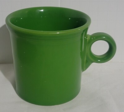 Fiestaware Ring Handle Mug Green Fiesta Ware Homer Laughlin USA | eBay