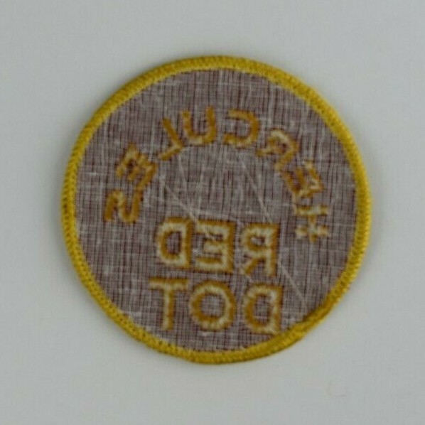 Hercules Red Dot Powder Skeet Shotgun Shooting Logo Round Embroidered ...