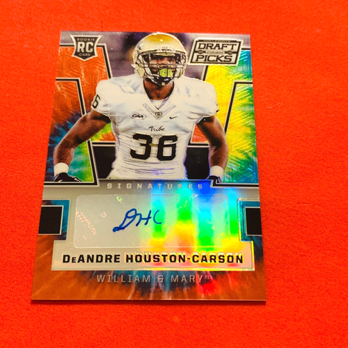 DeAndre Houston-Carson .. ROOKIE AUTO .. William & Mary / Chicago Bears ...