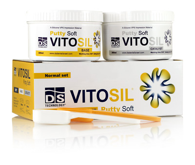 Putty Soft Super Hydrophilic Impression Material 300 ml Base + 300 ml ...