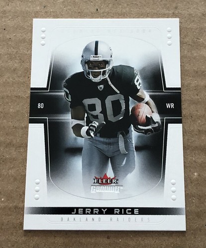 2004 FLEER GENUINE FOOTBALL - JERRY RICE #33 HOF RAIDERS $$$$ | eBay