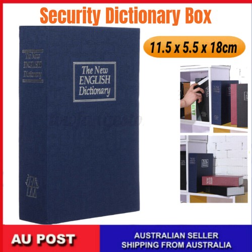 Dictionary Small Book Safe Box Secret Security Cash Money Jewellery ...