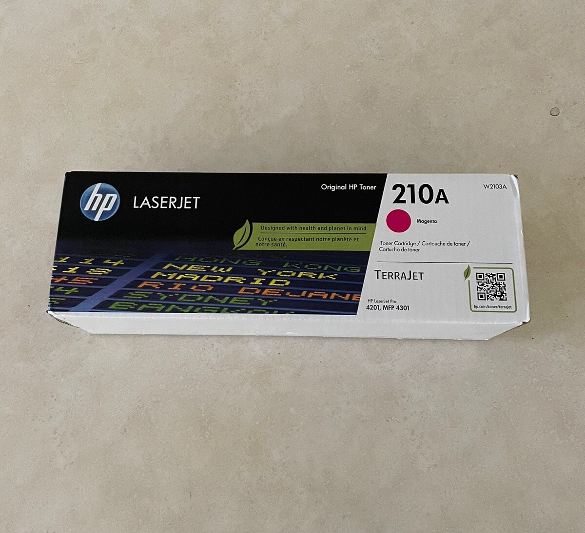 HP 210A Magenta Original LaserJet Toner Cartridge, ~1,800 pages, W2103A ...