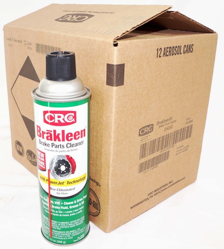 Case of 12 CRC Brakleen Brake Parts Cleaner w/ PowerJet Technology ...