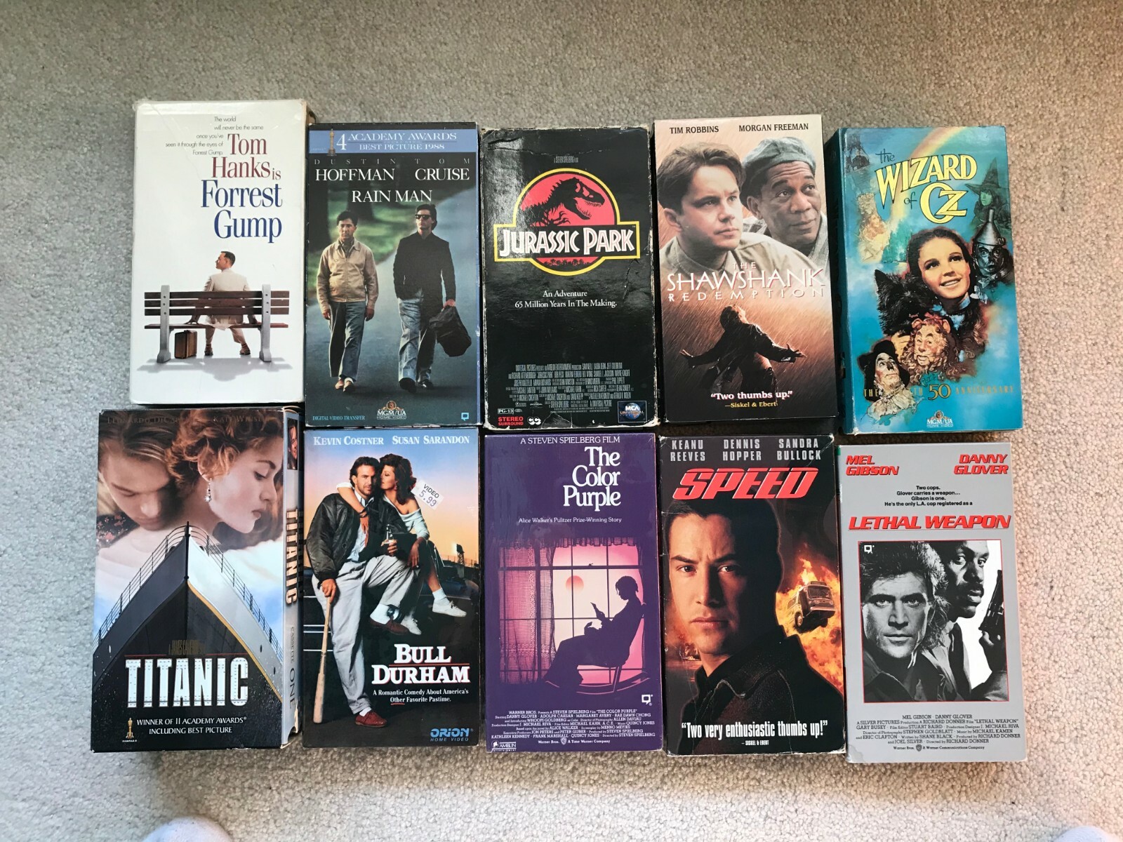 Blockbuster Collection Dramas VHS Tapes: Set of 10 Tapes | eBay