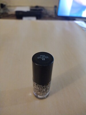 MAYBELLINE***COLOR SHOW Top Coat***#12 PINK SPLATTER~.23 FL OZ/7 ml~NEW ...