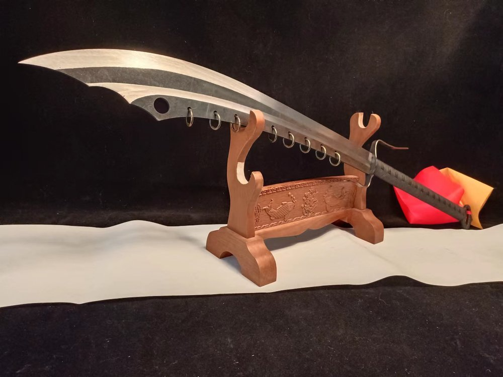 Handmade China KungFu Nine Ring Broadsword Sword WuShu Da Dao High ...