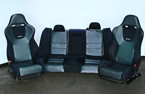 JDM Acura TSX Accord Euro R Recaro Seats Front Back W Rails CL9 CL7 OEM ...