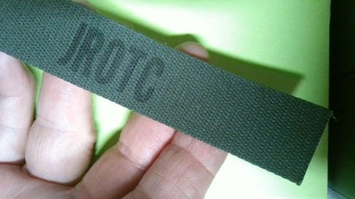 MILITARY PATCH US ARMY JROTC NAME TAPE TAG SEW ON FOR BDUS GREEN | eBay