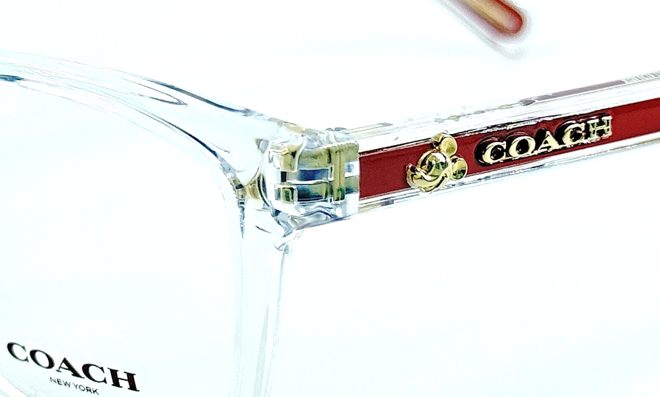 Coach HC6216U Womens Plastic Eyeglass Frame 5111 Transparent Clear 51 ...