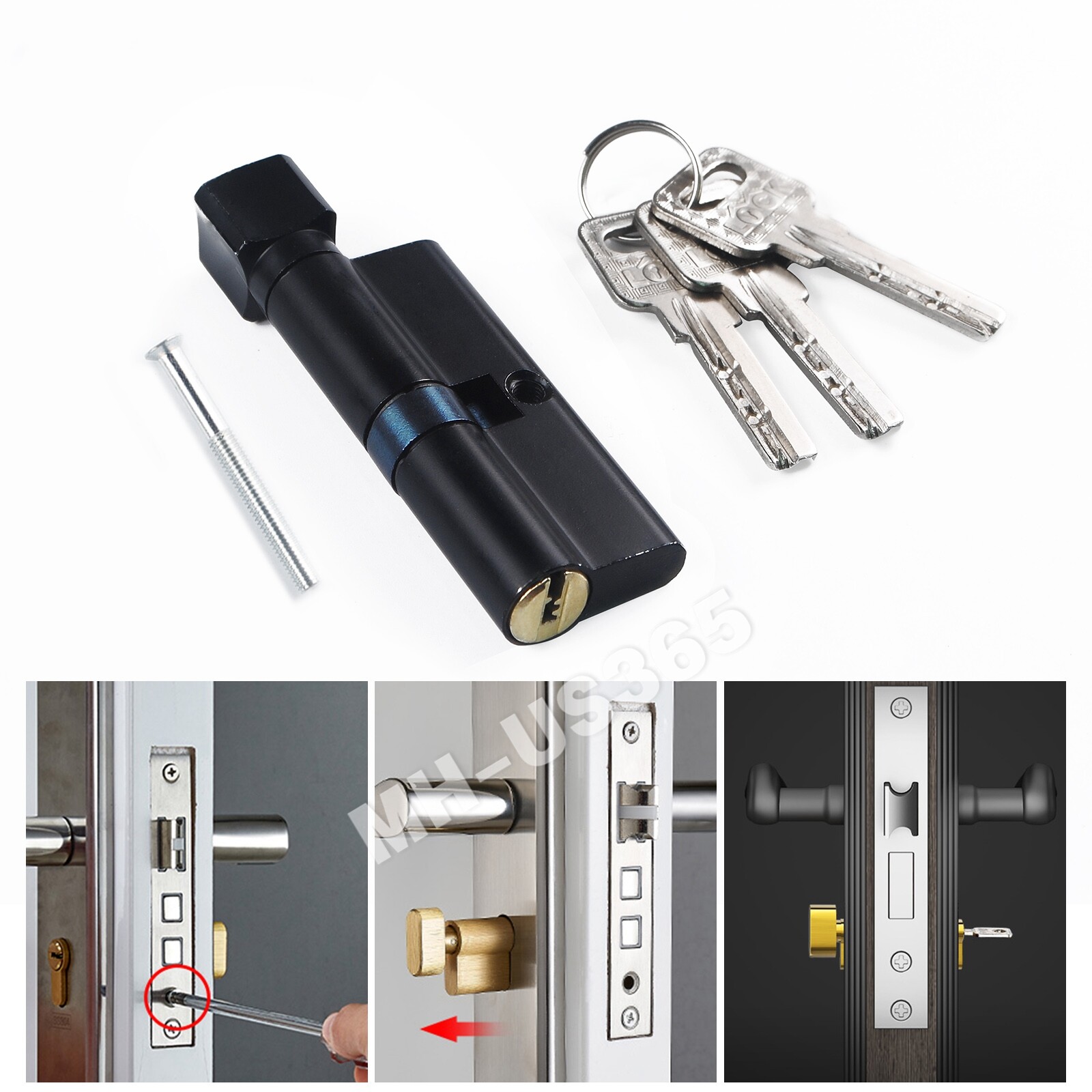 70mm Door Lock Cylinder Anti Snap Bump High Security Barrel Superior ...