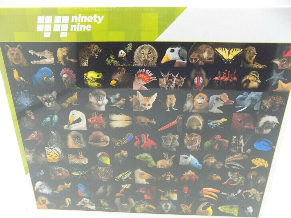 Ravensburger Jigsaw 1000 Puzzle Animals Parrot Monkey Bird Snake Bear ...