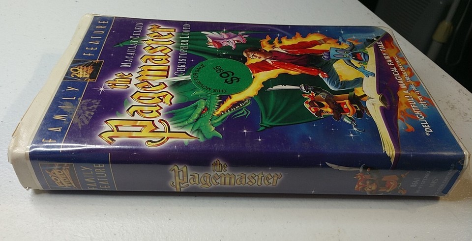 The Pagemaster VHS 1995 Clamshell Macaulay Culkin 86162864131| eBay