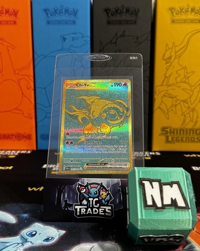 Chi-Yu EX 241/091 Paldean Fates Full Art Hyper Rare Near Mint Pokémon ...