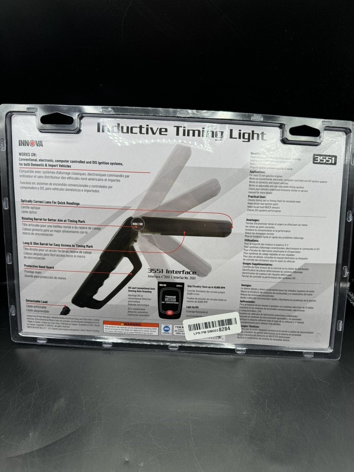 Innova 3551 Inductive Timing Light, Diagnostic & Tune Up Kit Timing ...