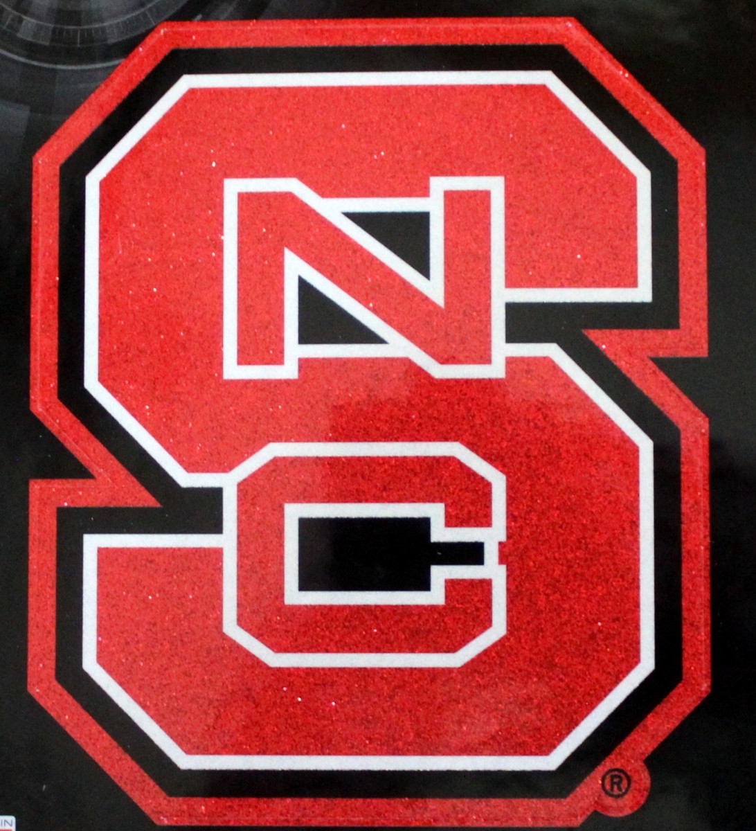 Nc State Block Logo NC State Wolfpack Large Logos Mill Wood Art