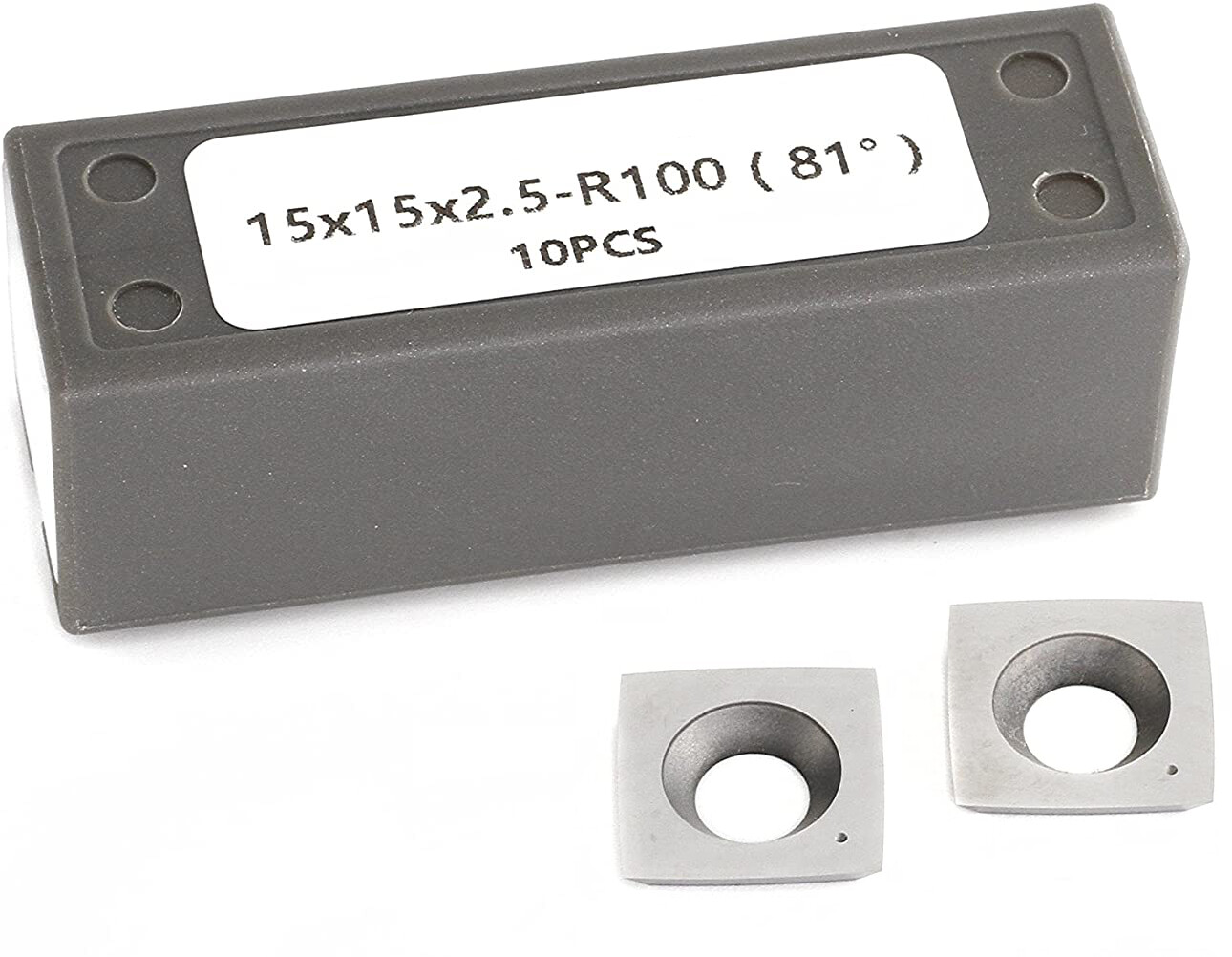 15mm Carbide Inserts 4" Radius For Grizzly H9893 H7354; Byrd Shelix -10 ...