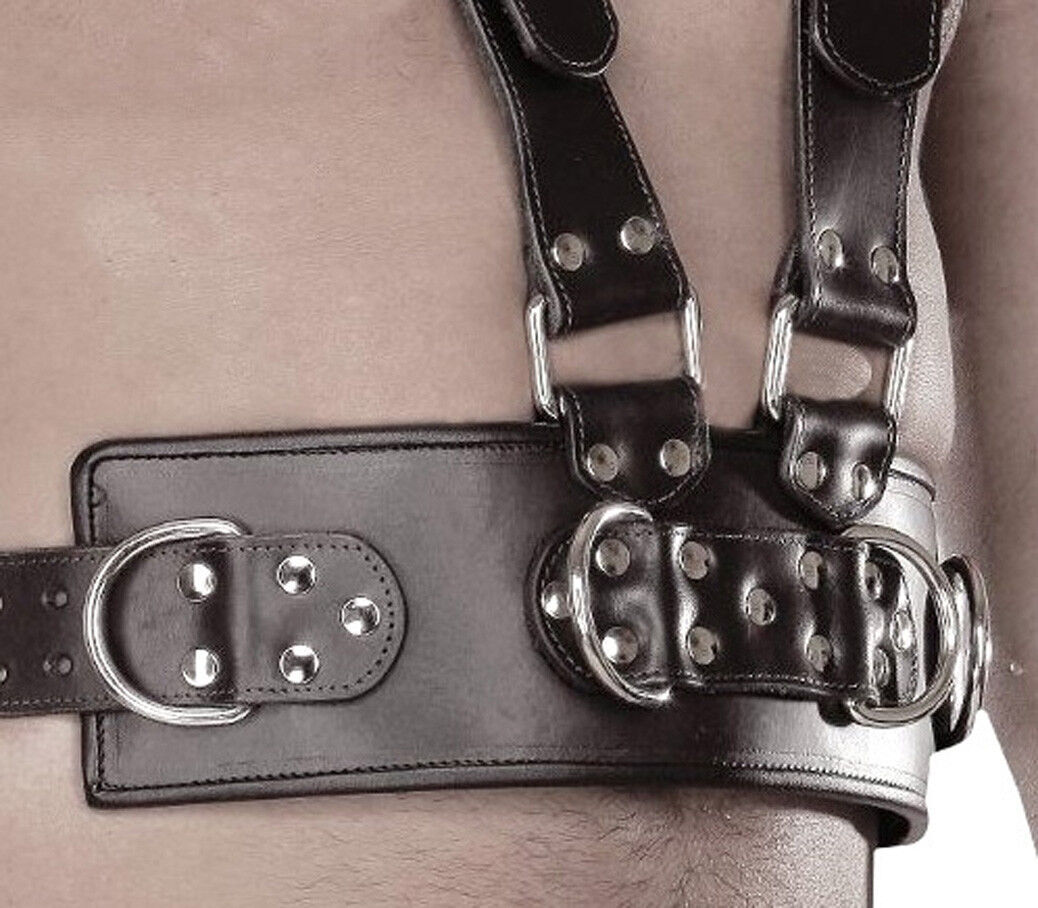 Men's Real Leather Full Body Harness Leather Harness | eBay