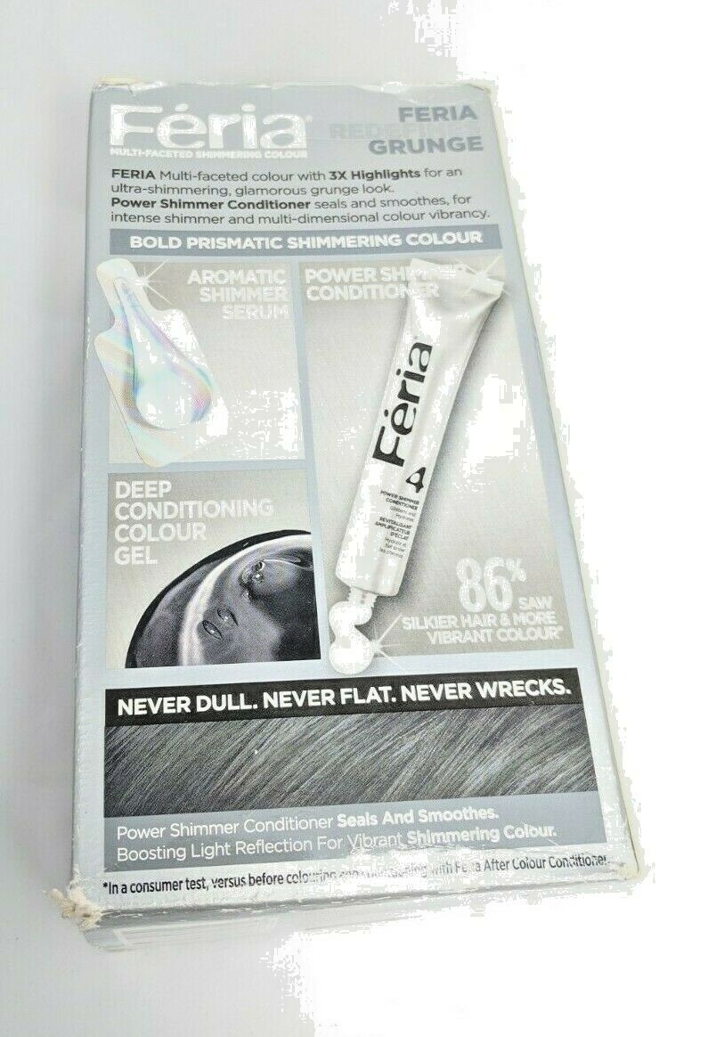 NEW L'OREAL PARIS FERIA 617 Vintage Teal HAIRCOLOR Glam Grunge HAIR DYE ...