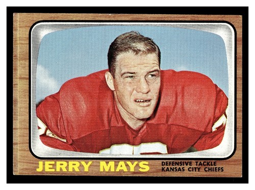 1966 TOPPS JERRY MAYS #73 KANSAS CITY CHIEFS HIGHER GRADE NO CREASES ...